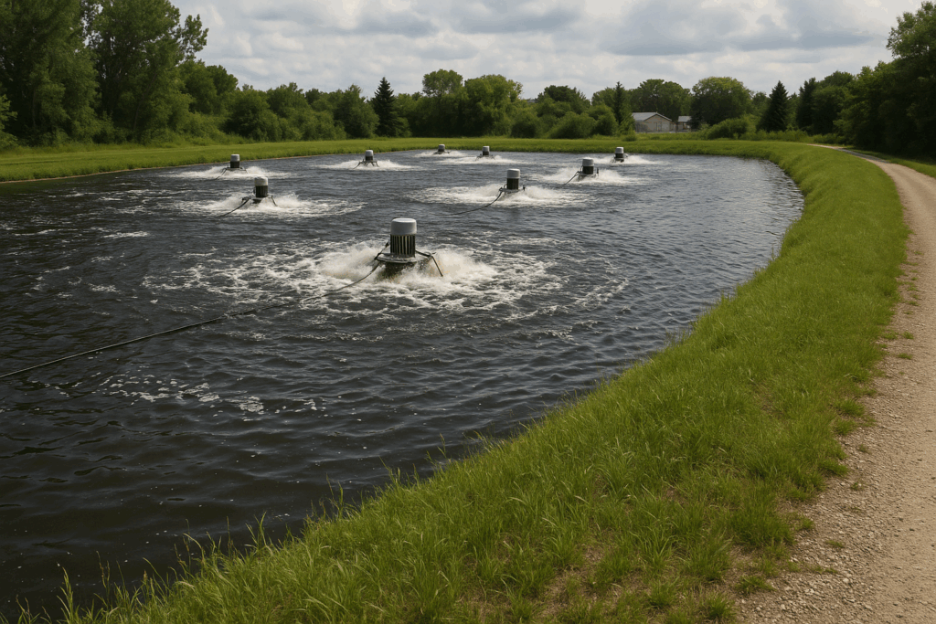 Nitrification Treatment in an Aerated Lagoon System - BioLynceus